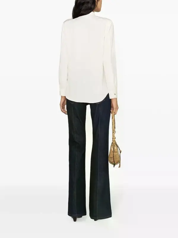 Ralph Lauren Heiberly Crepe Shirt