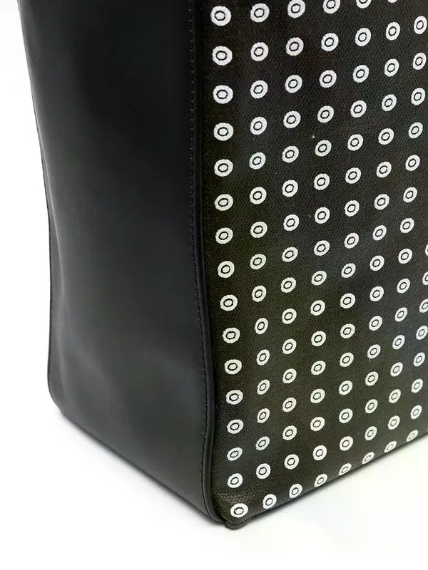 10 CORSO COMO Monogram Pattern Tote - Black