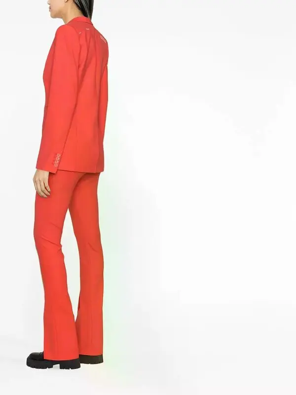 Off-White Notch-lapel Buttoned Blazer