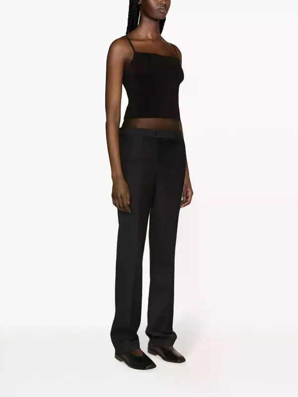 Matteau Square-neck Cropped Tank Top