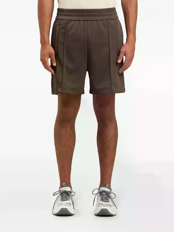 Palm Angels Logo Track Shorts - Brown