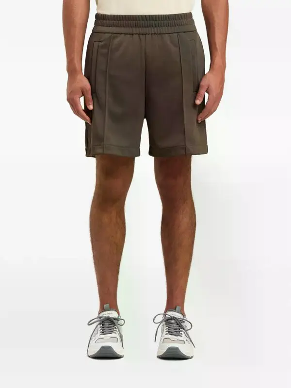 Palm Angels Logo Track Shorts - Brown
