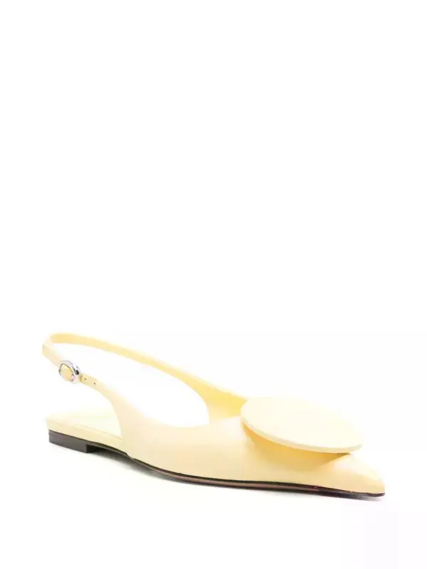 Jacquemus Duelo Slingback Pumps - Yellow