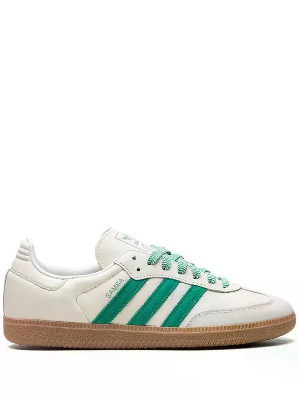 Adidas Samba Og Leather Lace-up Sneakers - White