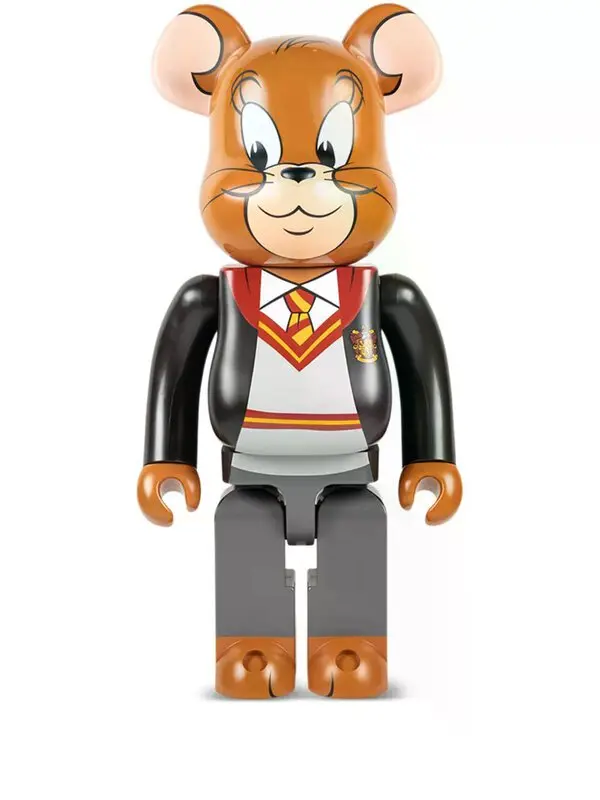 MEDICOM TOY X Tom & Jerry Jerry In Hogwarts House Robe Be@rbrick 1000% Figure - Brown