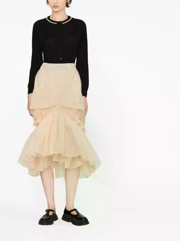 Simone Rocha Pearl Embellished Cardigan