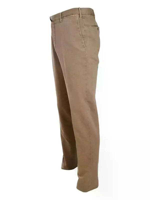 SLOWEAR Logo-patch Sandy Beige Trousers - Brown