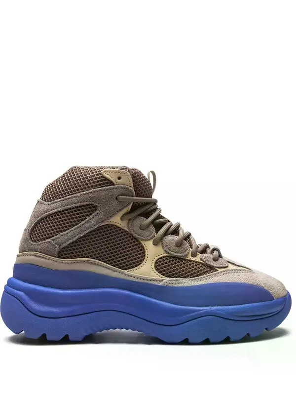 ADIDAS X YEEZY Taupe Blue Desert Boots - Brown