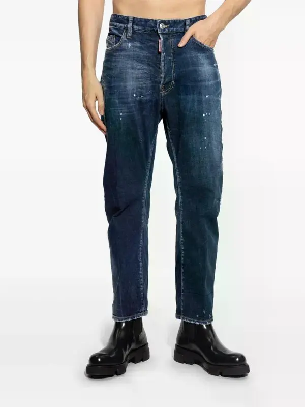 Dsquared2 Tapered Stretch-cotton Jeans