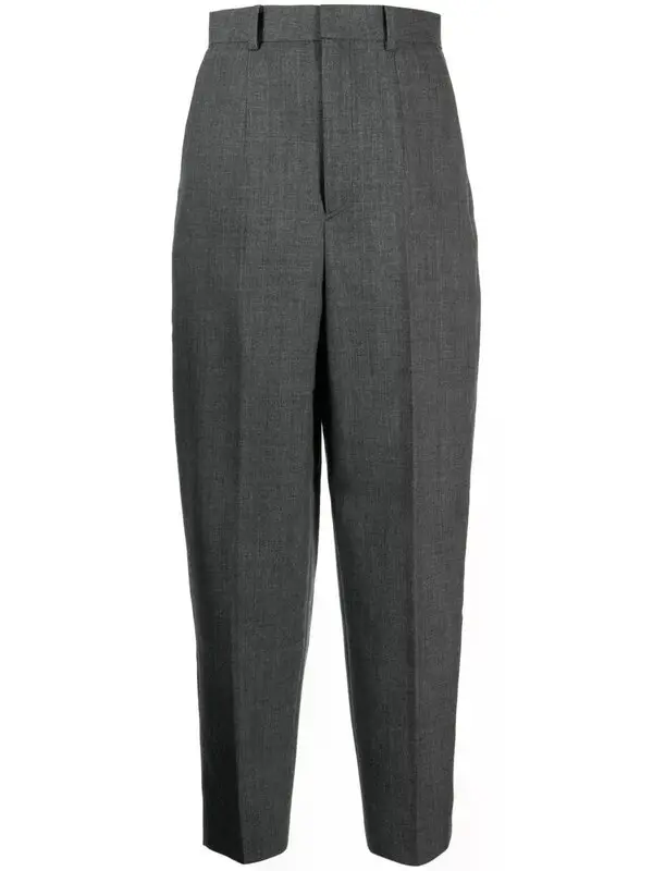 ENFOLD Pressed Crease Wool Tailored Trousers