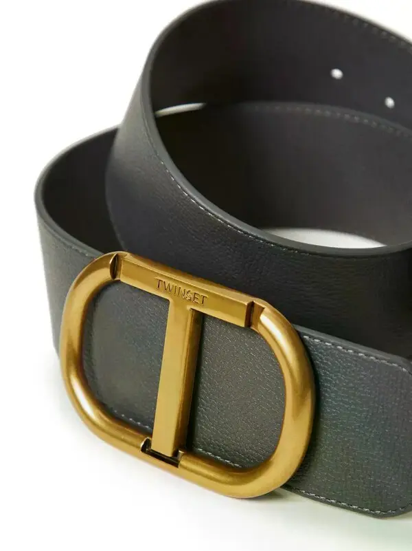 TWINSET Logo Plaque Belt