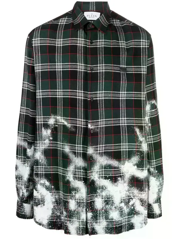 Philipp Plein Dandy Tartan-check Shirt