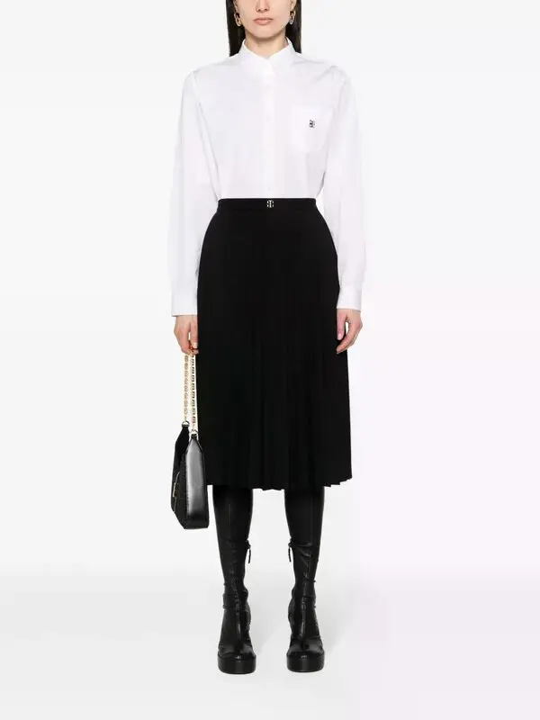 Givenchy 4g Plaque Cotton Shirt