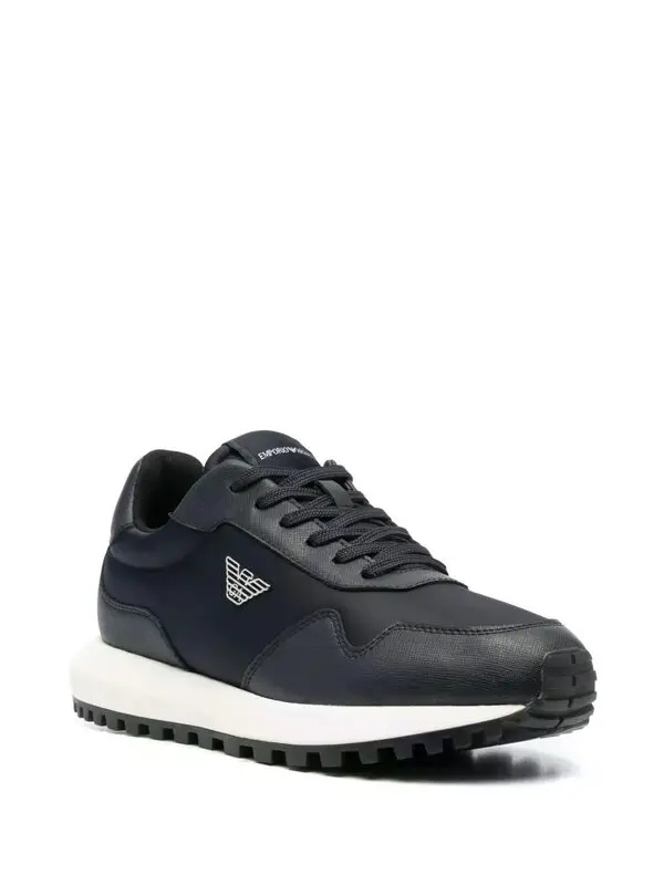 Emporio Armani Logo-appliqué Panelled Sneakers