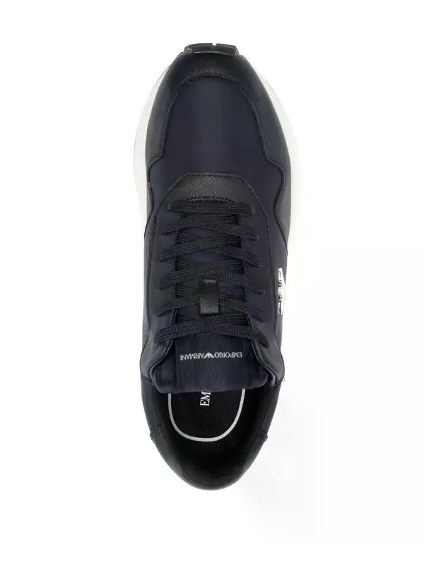 Emporio Armani Logo-appliqué Panelled Sneakers