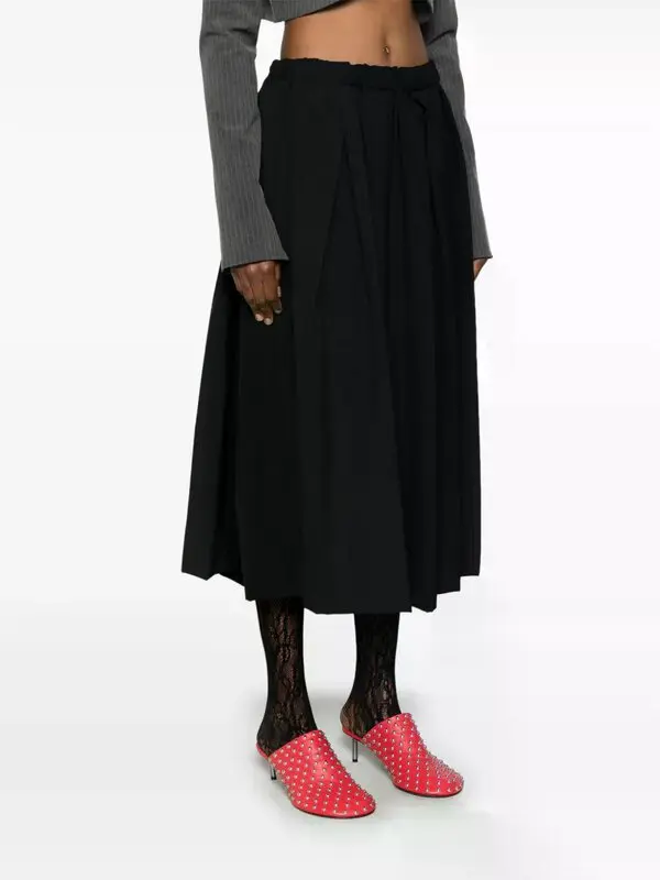 Comme Des Garçons Cropped Trousers With Drop Crotch