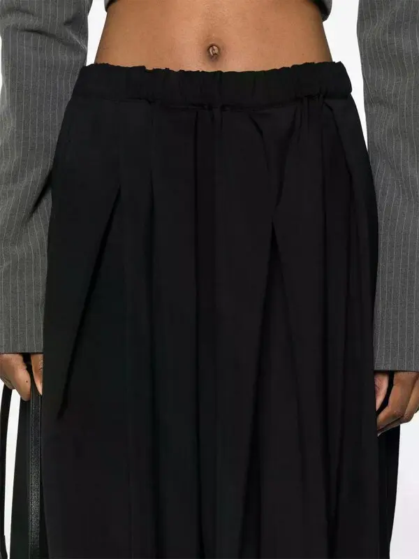 Comme Des Garçons Cropped Trousers With Drop Crotch