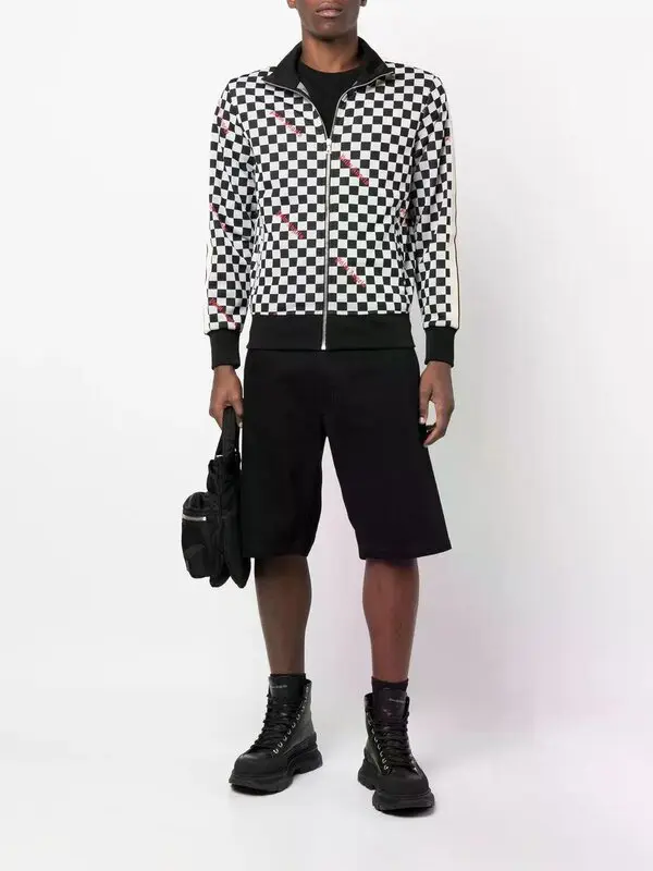 Palm Angels Damier-print Track Jacket