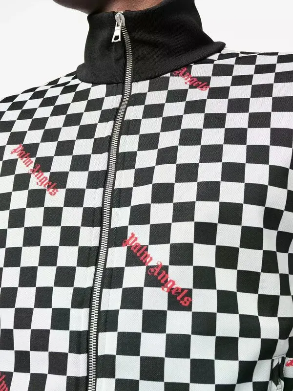 Palm Angels Damier-print Track Jacket