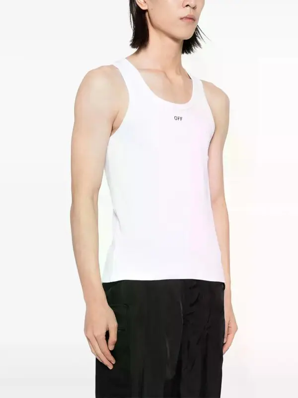 Off-White Off Stamp Ribbed Tank Top