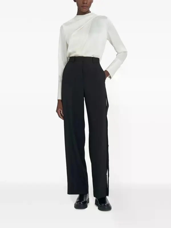 Ports 1961 Draped Silk Blouse