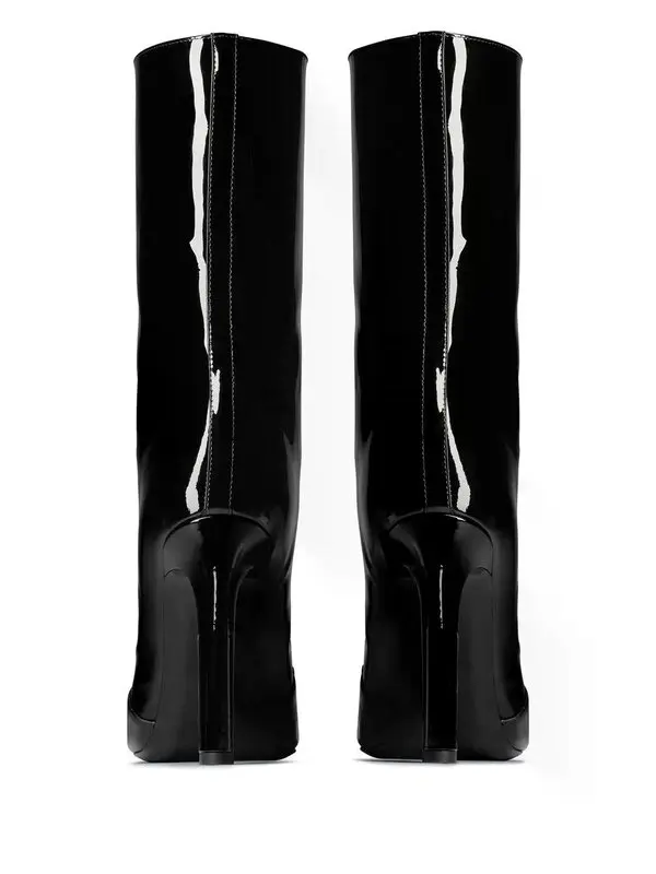 Saint Laurent Square-toe High-heel Boots