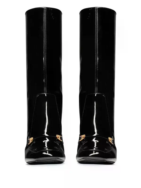 Saint Laurent Square-toe High-heel Boots