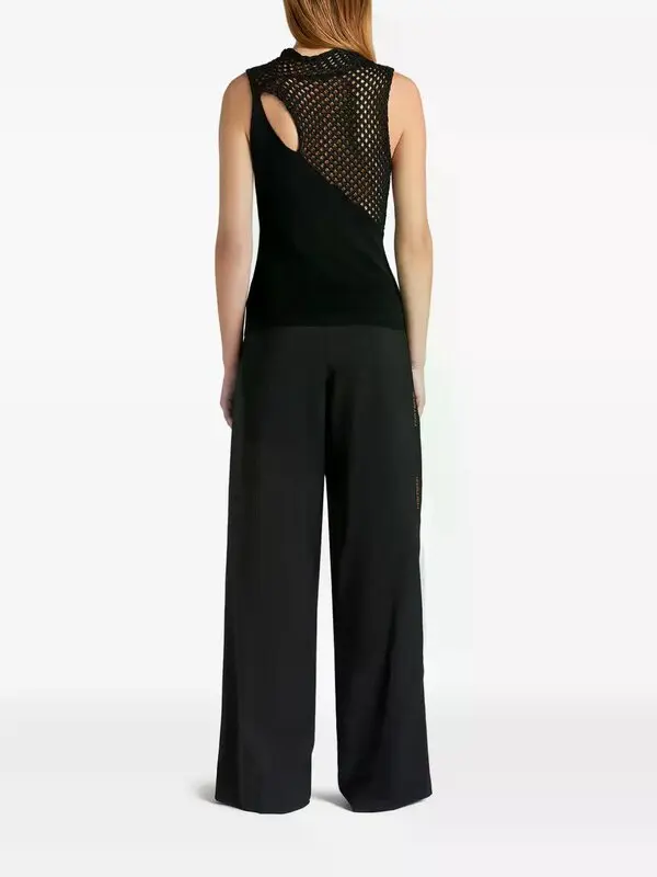 Ports 1961 Open Knit Sleeveless Top