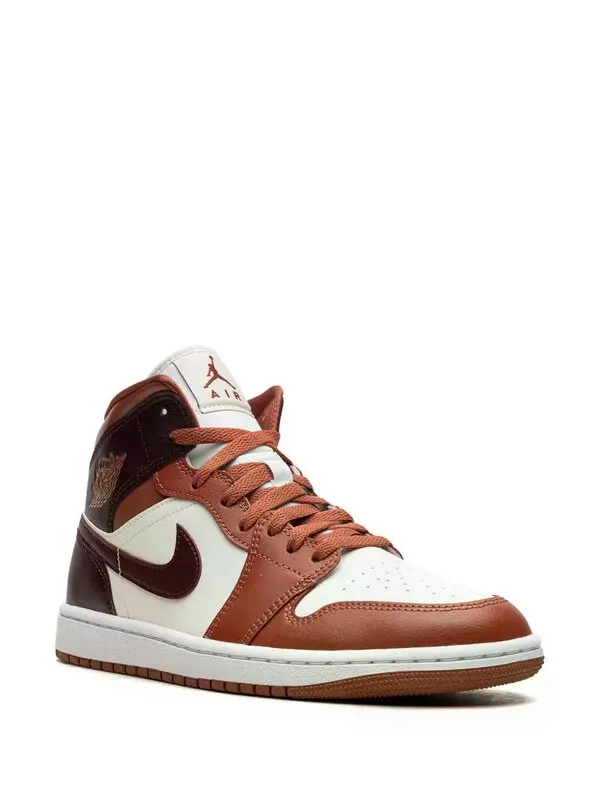 JORDAN 1 Mid "sky J Orange" Sneakers - Brown