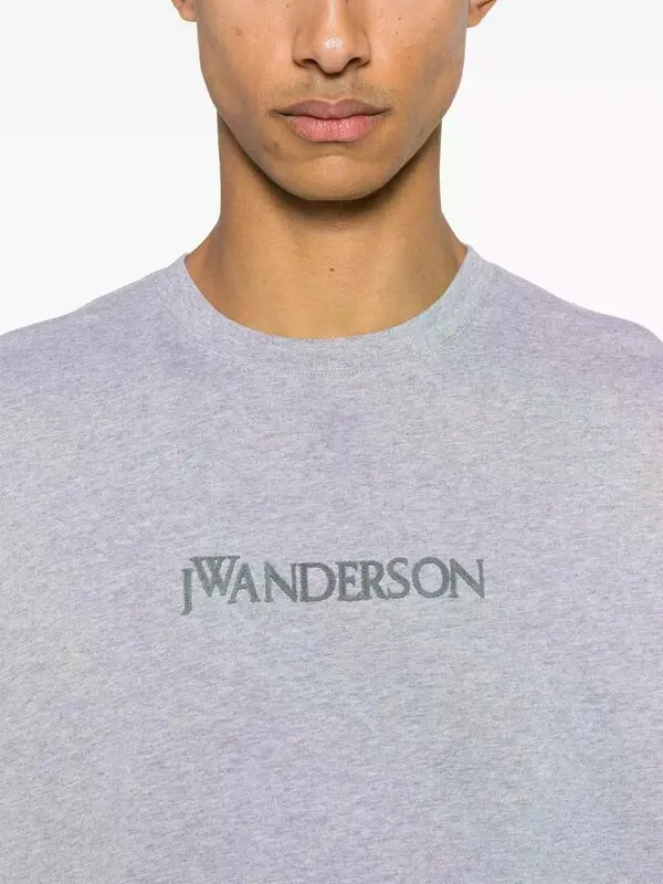 JW Anderson Flocked-logo T-shirt
