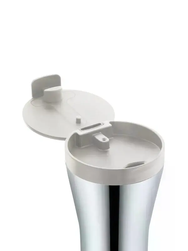 ALESSI Caffa Travel Mug - Silver