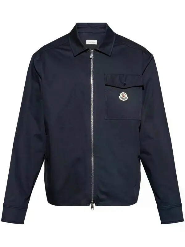 Moncler Shirt Jacket - Blue