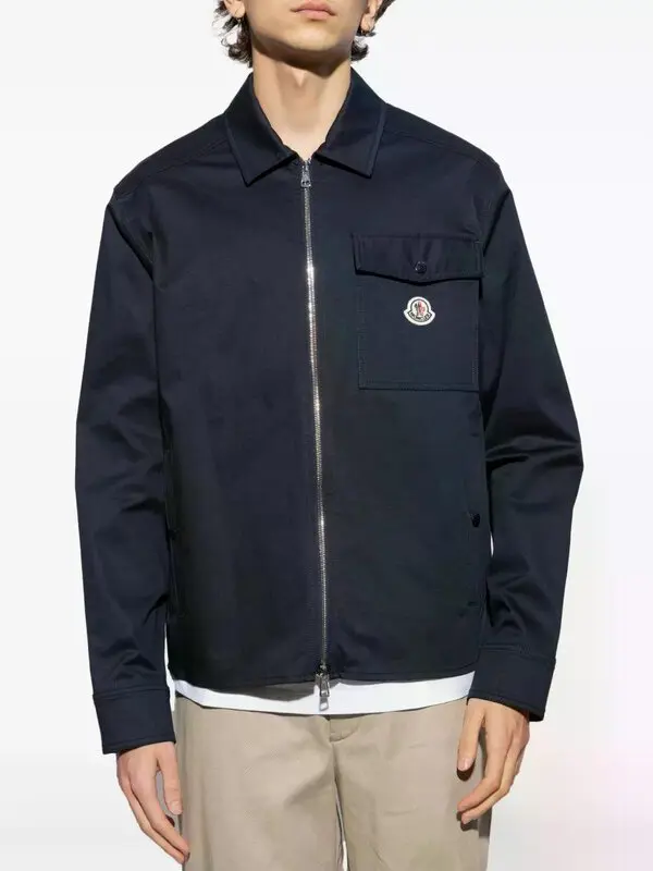 Moncler Shirt Jacket - Blue