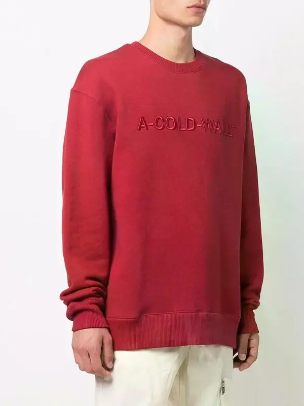 A-COLD-WALL* Logo Embroidered Cotton Sweatshirt