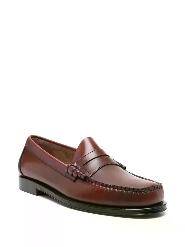 G.H.BASS Larson Penny Loafers - Red