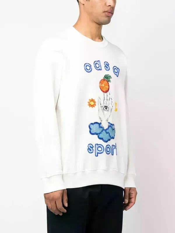 Casablanca Casa Talisman Crew Neck Sweatshirt