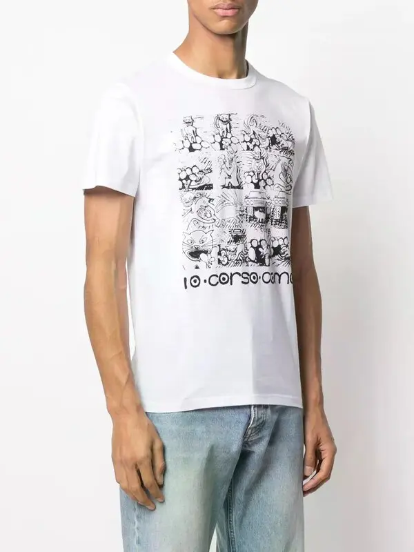 10 CORSO COMO Graphic Print Short-sleeved T-shirt