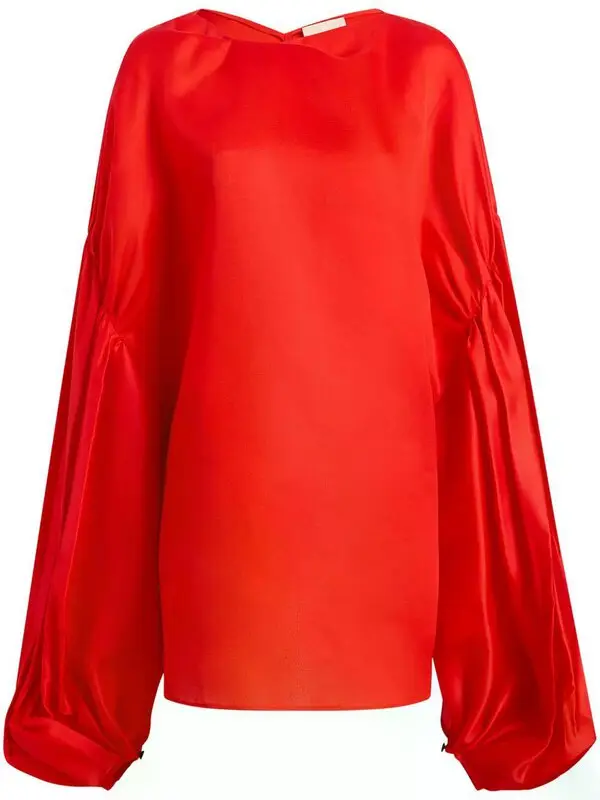 Khaite The Quico Silk Blouse