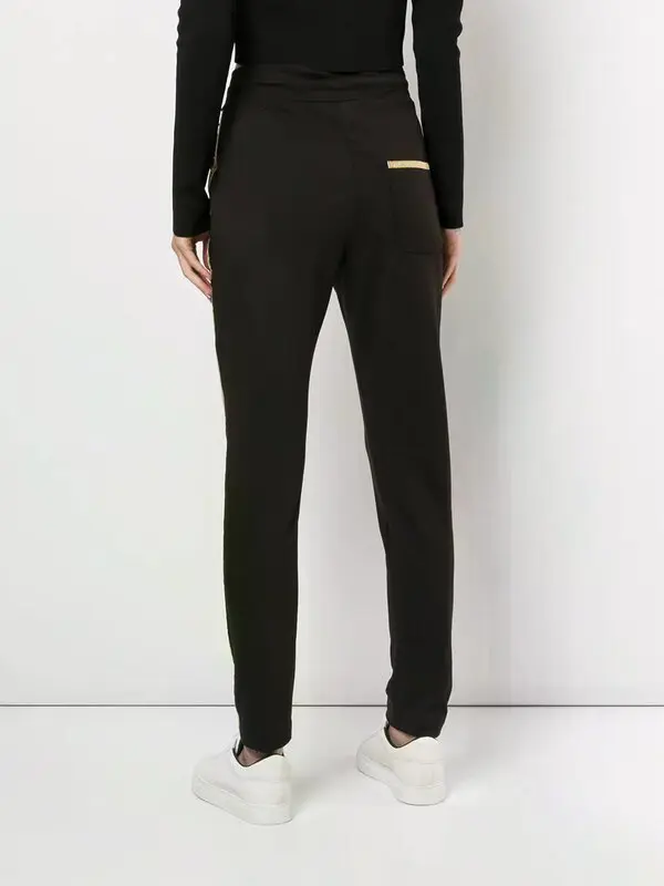 MADISON MAISON Side Stripe Track Pants - Black