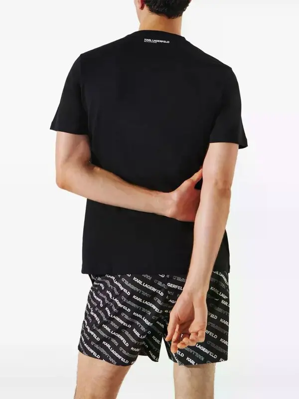 Karl Lagerfeld Logo-print Beach T-shirt