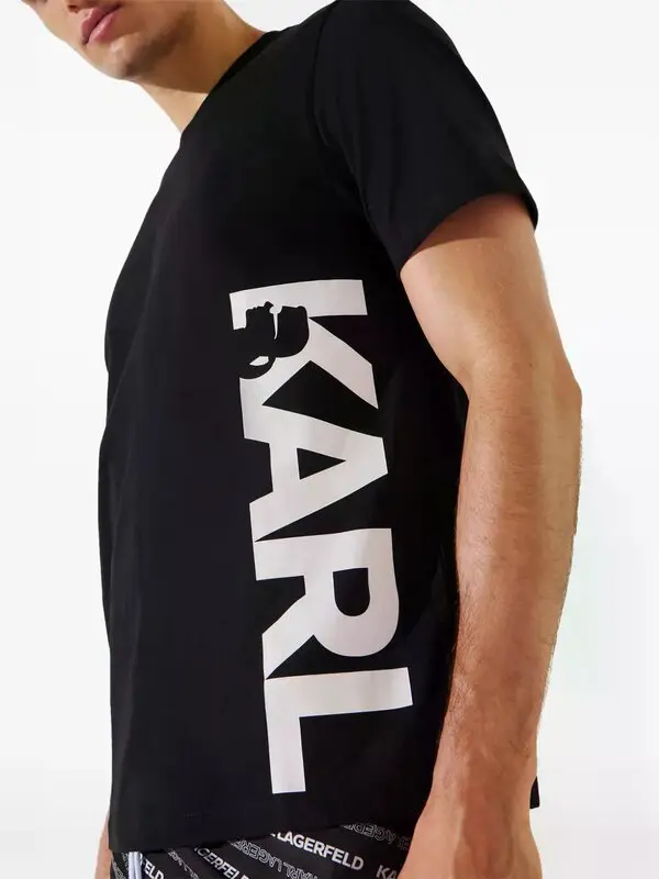 Karl Lagerfeld Logo-print Beach T-shirt