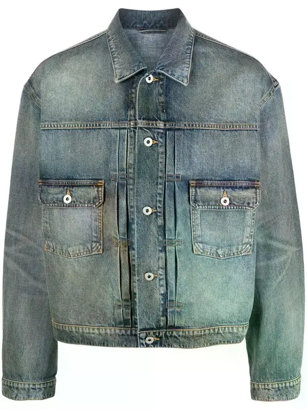 Kenzo Panelled Button-fastening Denim Jacket