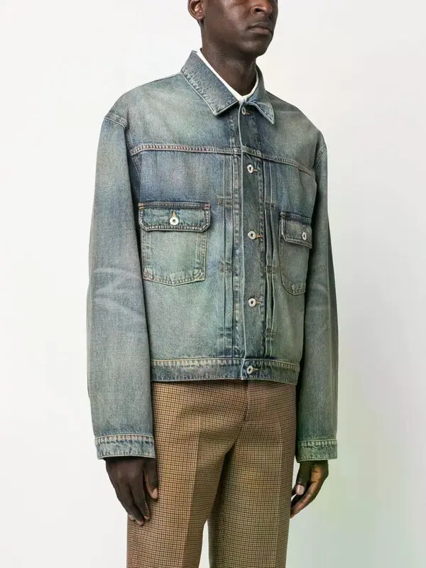 Kenzo Panelled Button-fastening Denim Jacket