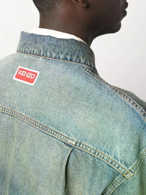 Kenzo Panelled Button-fastening Denim Jacket