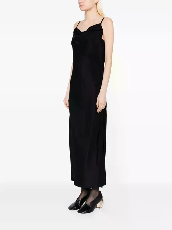 RECTO Drape Neck Slip Dress