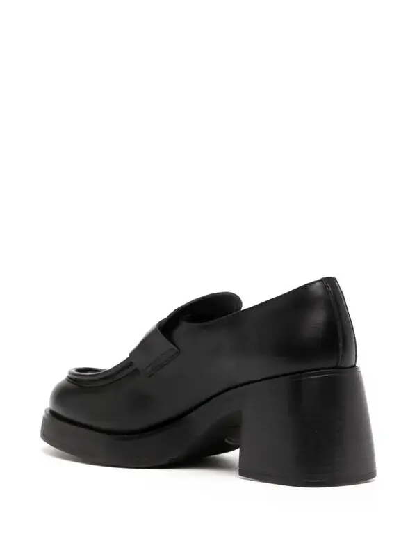 Miu Miu 70mm Leather Penny Loafers