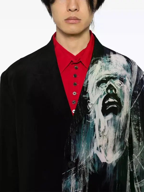 Yohji Yamamoto Pattered Blazer