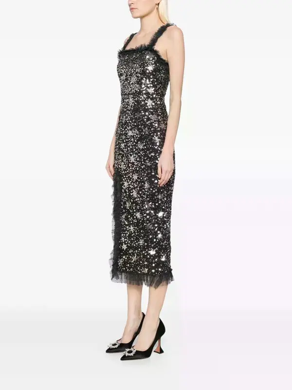 NEEDLE & THREAD Shooting Stars Cami Ballerina Dress
