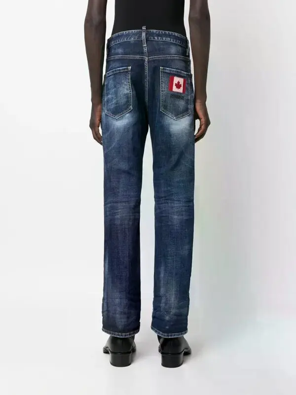 Dsquared2 Low-rise Straight-leg Jeans
