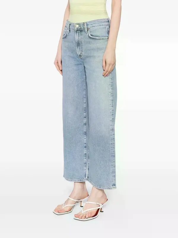 AGOLDE Harper Cropped Jeans In Light Wash